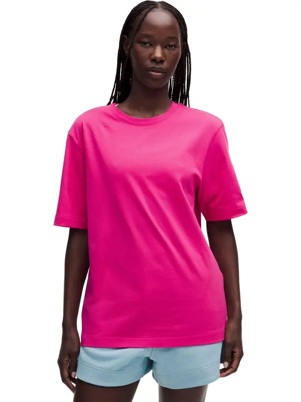 Lululemon Forever Favourite T-shirt - Flamingo Fun Tone