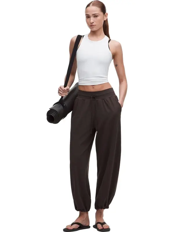 Lululemon Groove Low-rise Relaxed Cinch Pant - Mahogany Muse