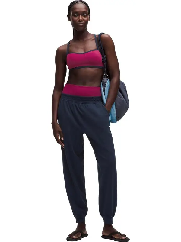 Lululemon Align™ Ribbed-waist Jogger - True Navy/raspberry Rave