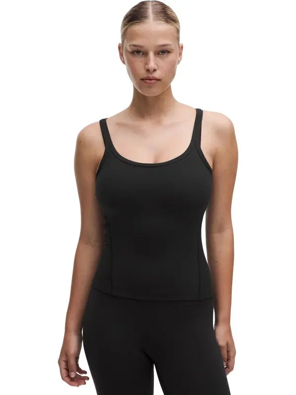 Lululemon Align™ Scoop-neck Waist-length Tank Top - Black