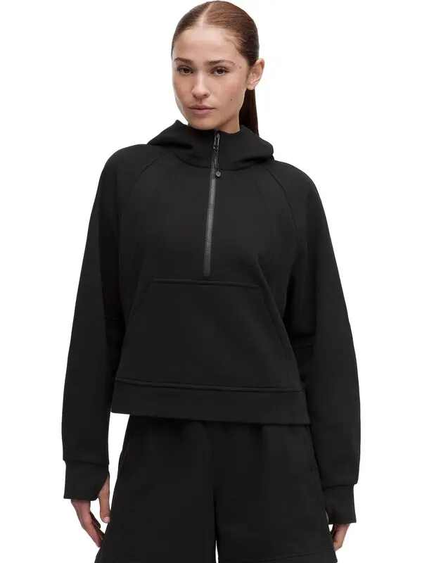 Lululemon Scuba Evolve Half-zip Hoodie - Black