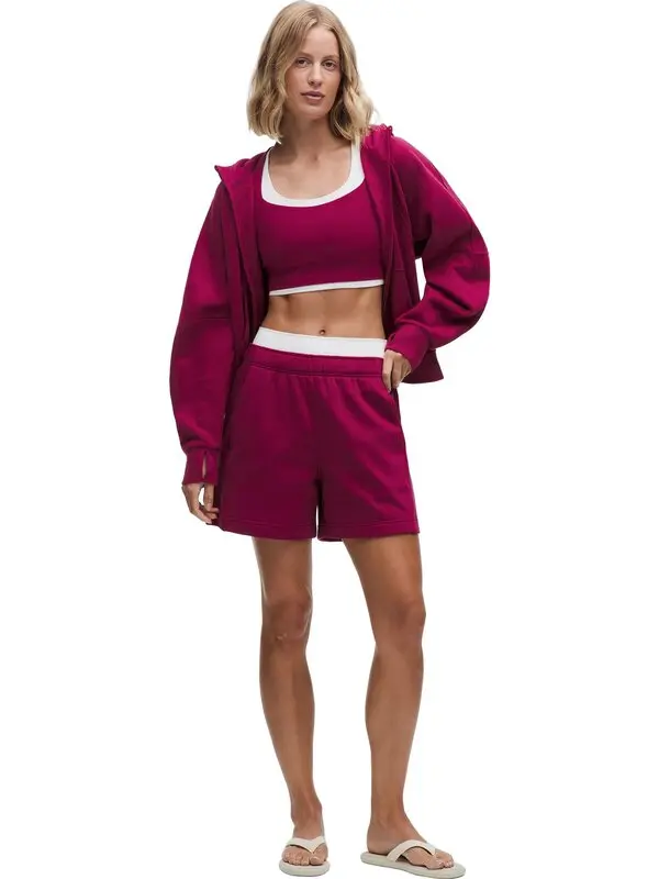 Lululemon Scuba Evolve Oversized Short 5 - Raspberry Rave