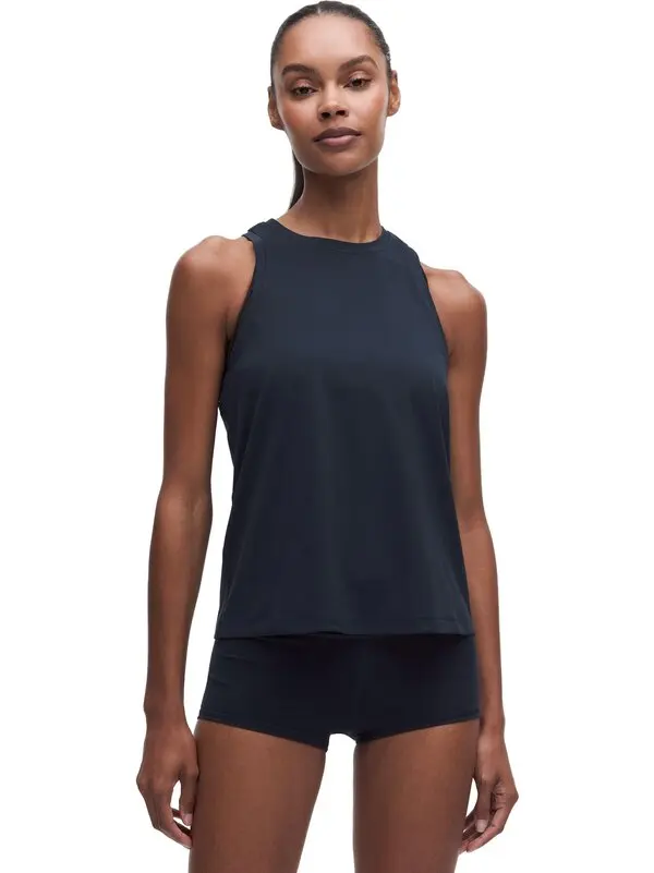 Lululemon Silky High-neck Yoga Tank Top - True Navy