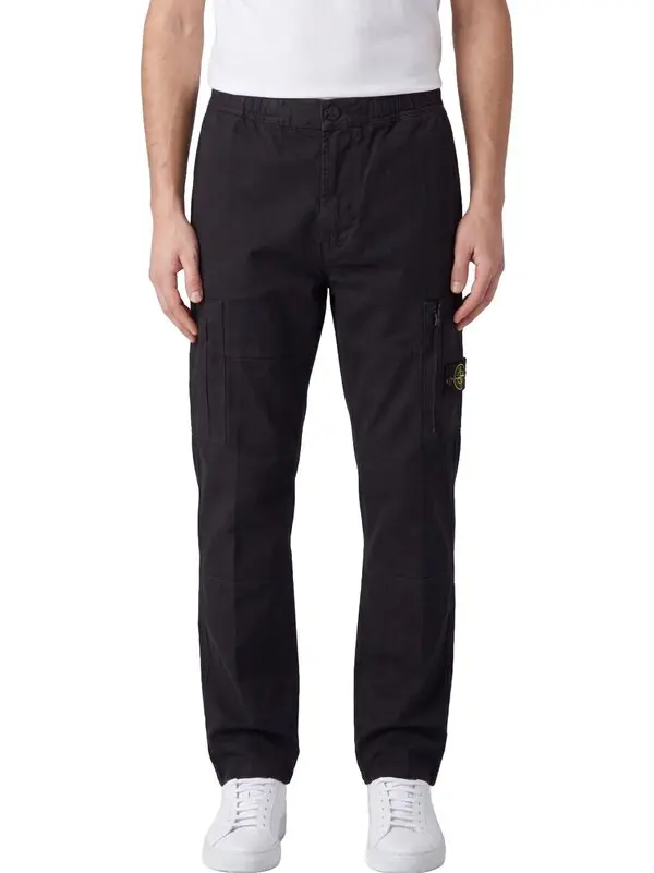 Stone Island Cargo Pants - Black