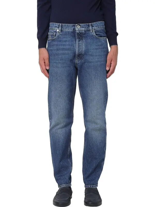 Brunello Cucinelli Straight Leg Jeans - Navy