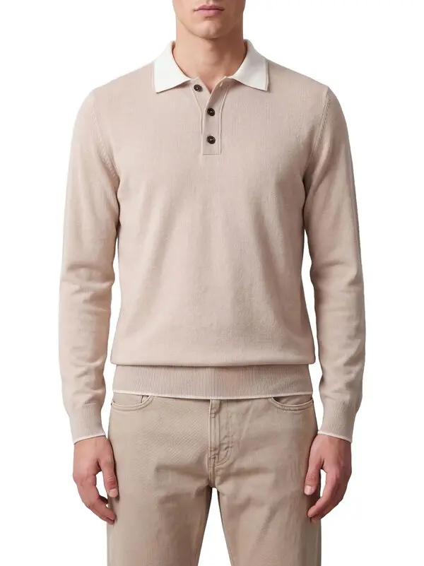 Eleventy Polo Shirt - Nude