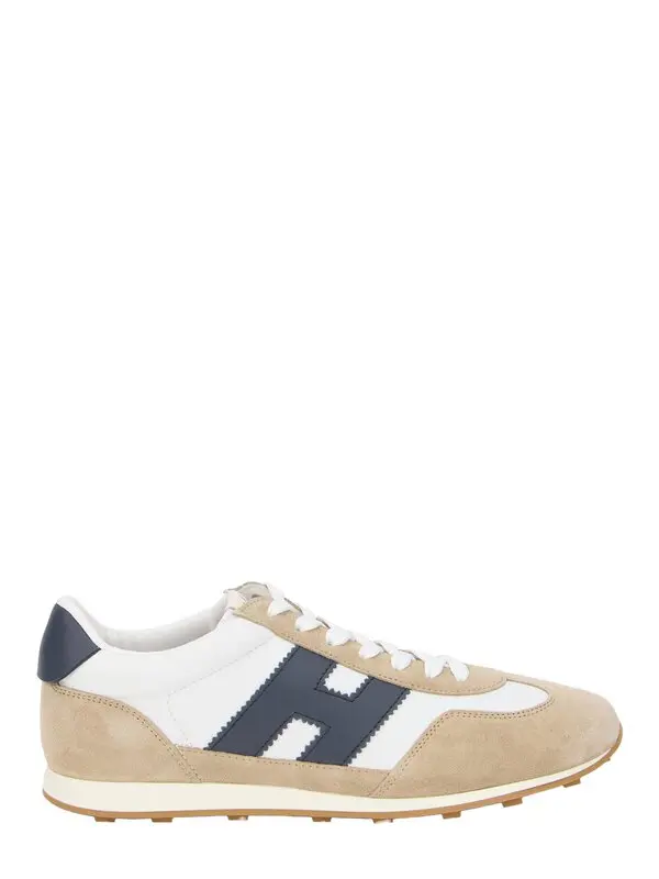 Hogan Leather Suede Low-top Sneakers - Multicolor