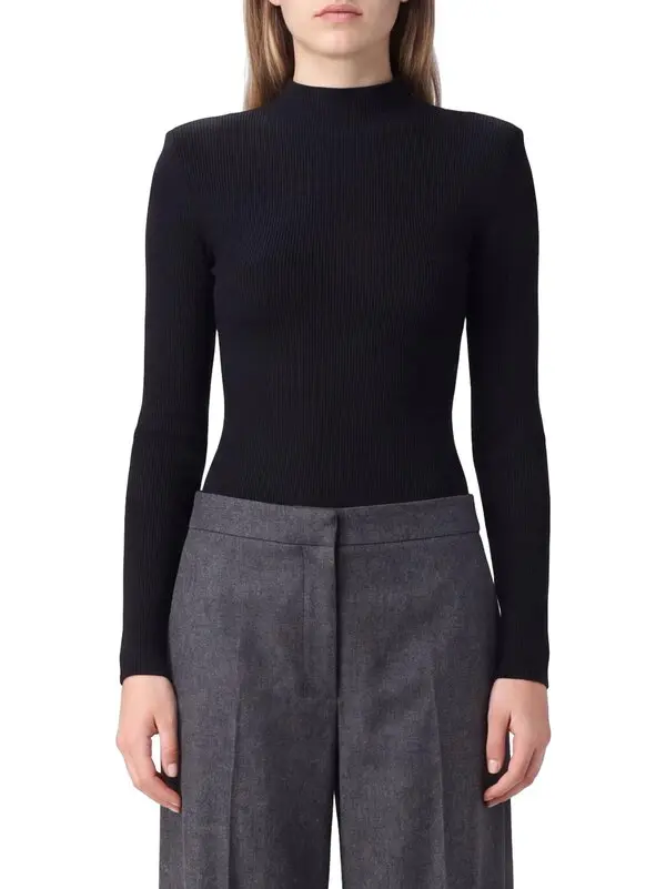 JIL SANDER Slim Fit Pure Wool Turtleneck Jumper - Black