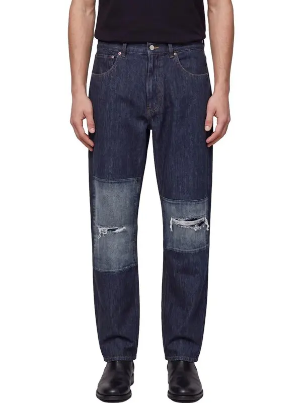 MAISON MARGIELA Mid-rise Straight-leg Jeans In Distressed - Denim