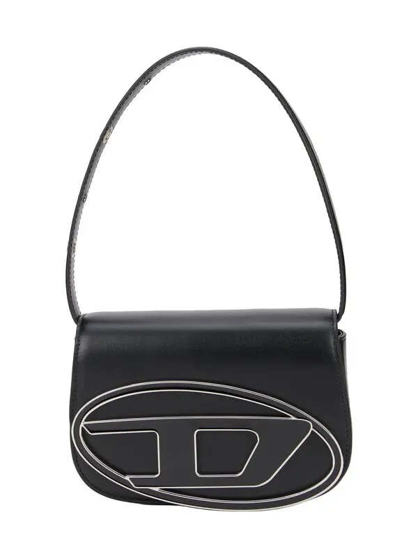 DIESEL® 1dr Mini Shoulder Handbag - Black