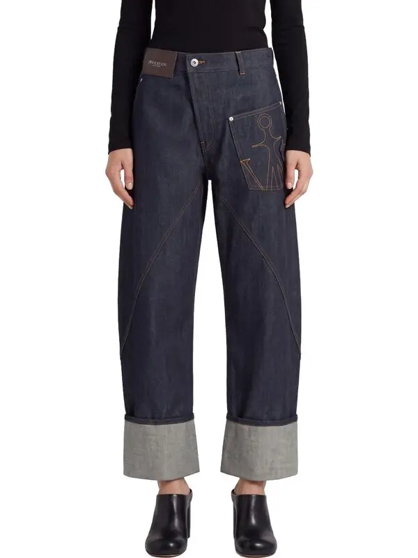 JW Anderson Wide Leg Jeans - Blue