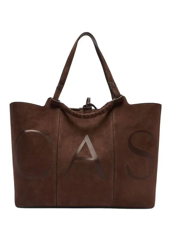 Casadei Leather Tote Bag - Brown