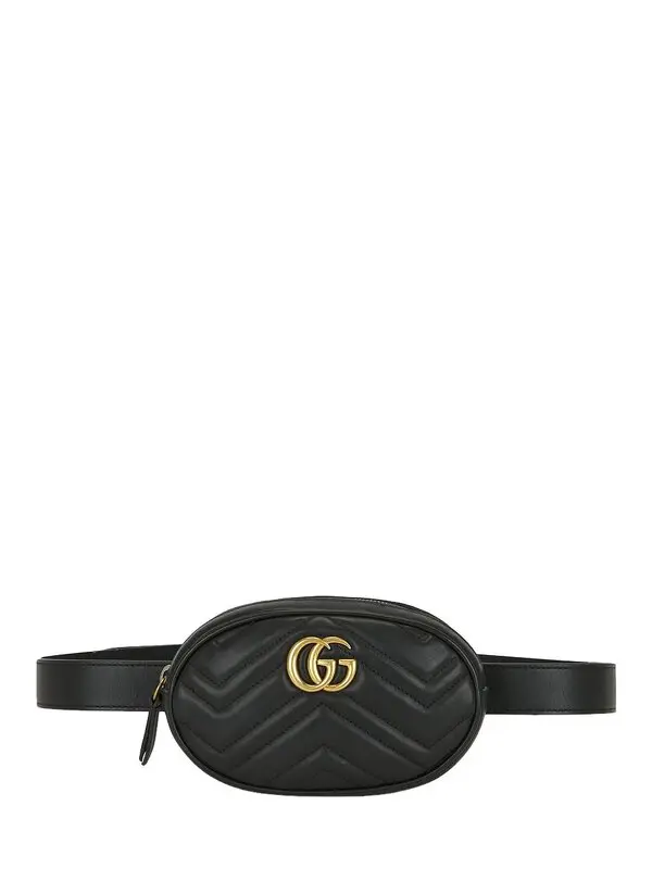 Gucci Gg Marmont Belt Bag - Black