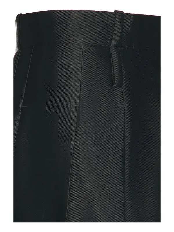 Bottega Veneta Twill Tapered Trouser - Double Black