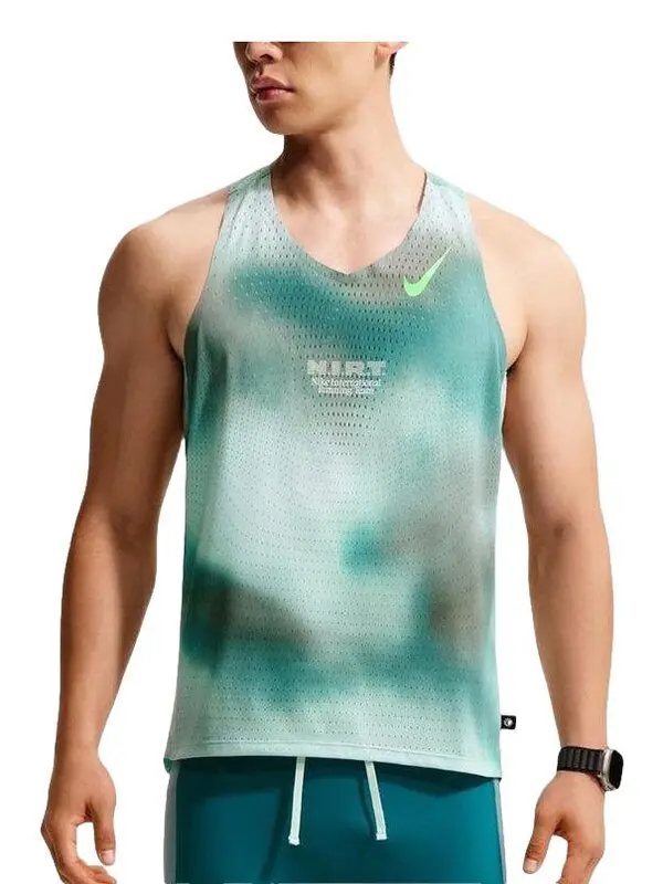 Nike Aeroswift Dri-fit Adv Racerback Singlet - Bright Spruce