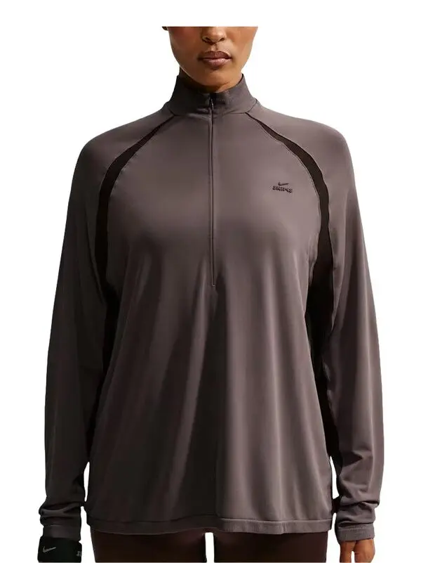 Nike Skims Stretch Knit 1/2-zip T-shirt 'resin Phoenix - Resin/phoenix