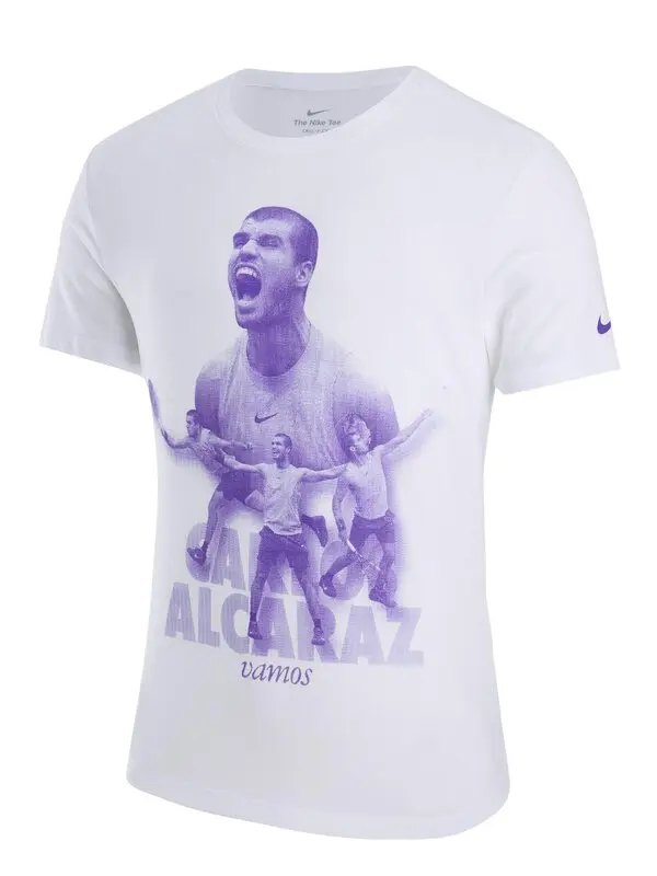 Nike Carlos Alcaraz Court Dri-fit Graphic T-shirt - White