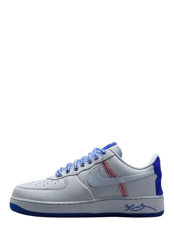Nike X Kobe Bryant Air Force 1 Low Protro 'dodgers - Wolf Grey/rush Blue