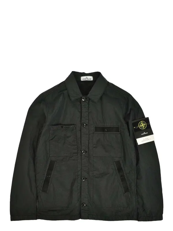 Stone Island Seersucker-tc Jacket - Black