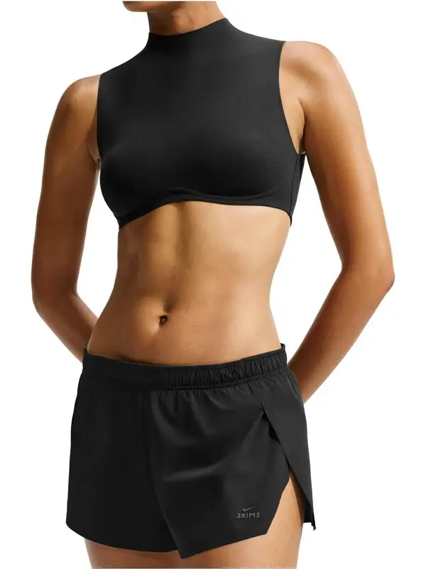 Nike Skims Stretch Nylon Runner Shorts - Obsidian