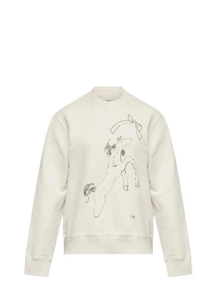 MAISON MARGIELA Sweatshirt - Ecru
