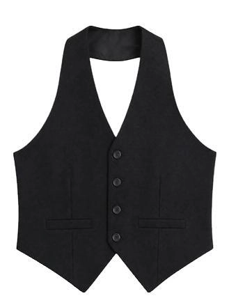 MAISON MARGIELA Gilet Vest - Black