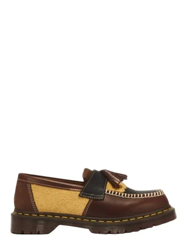 Dr. Martens Adrian Patchwork Loafer - Butterscotch/dark Brown