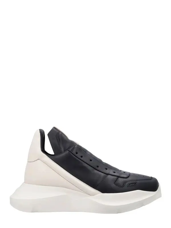 Rick Owens Geth Runner Sneakers - Black/milk