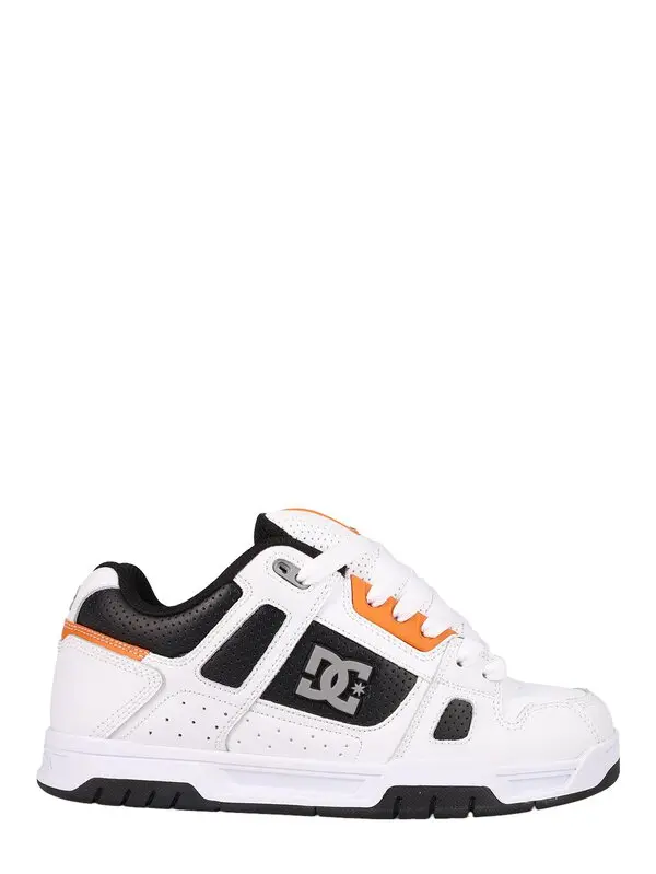 DC SHOES Stag Athletic Sneakers - White/black/orange