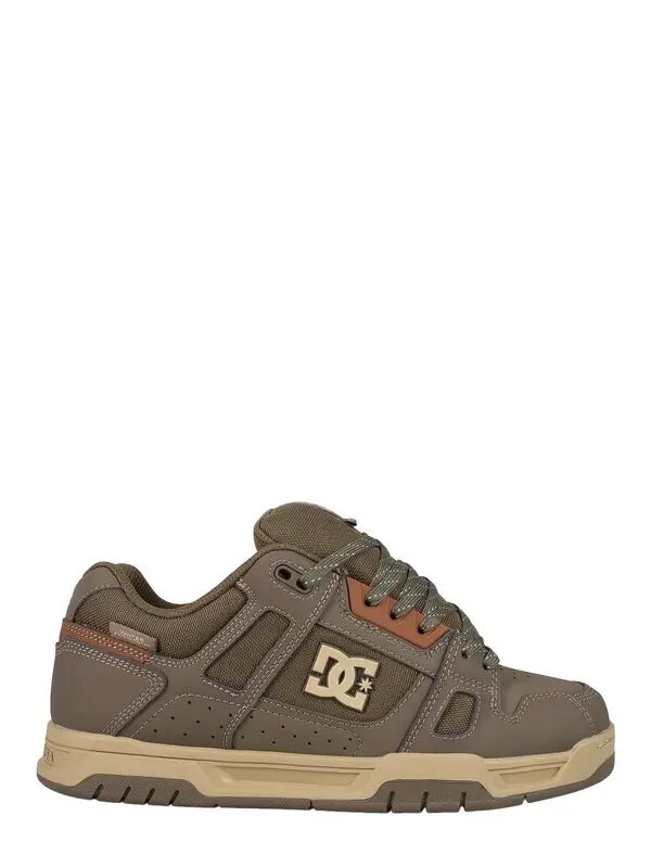 DC SHOES Stag Sneakers - Olive/tan