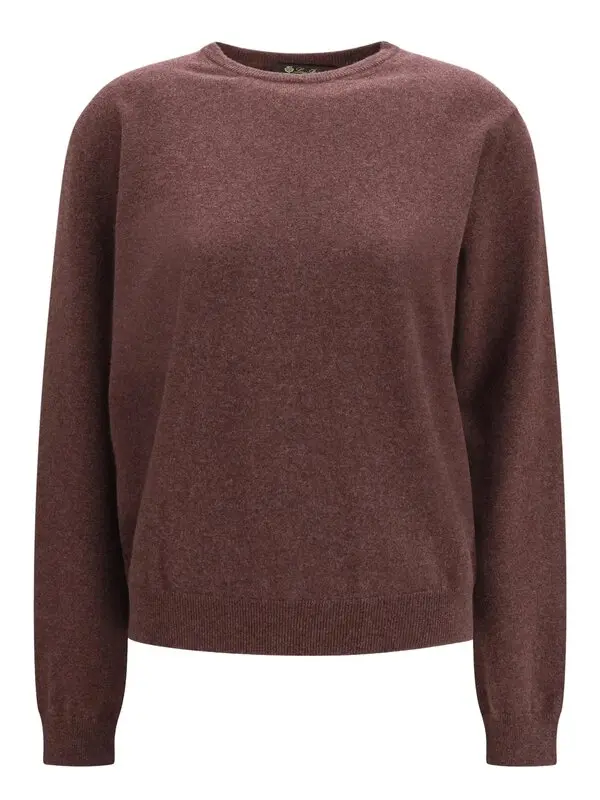 Loro Piana Baby Cashmere Crewneck Sweater - Purple