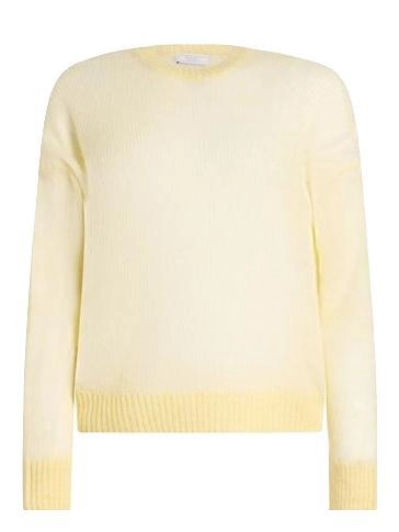 Peserico Pescorico Pastel Alpaca Wool Blend Sweater - Yellow