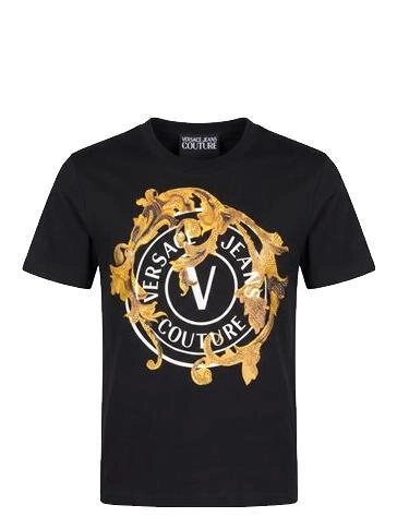 Versace T-shirt Size Cotton, Elastane - Black