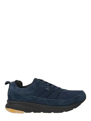 Paul & Shark Low-top Sneakers In Goat Skin And Polyester - Blue