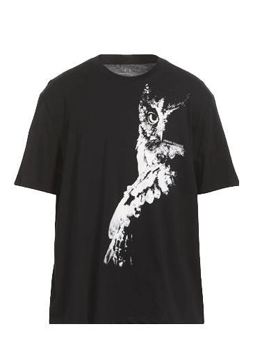 Armani Exchange T-shirt Size Organic Cotton - Black