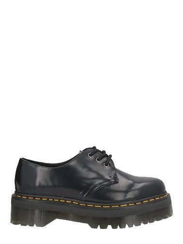 Dr. Martens 1461 Quad Polished Smooth Leather Lace-up Shoes - Black