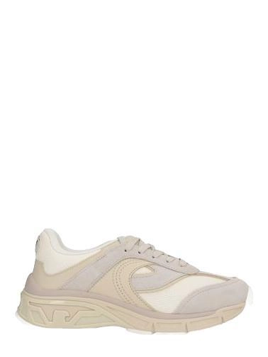 Emporio Armani Sneakers Polyester, Cow Leather - Ivory