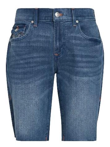 True Religion Mid-rise Denim Shorts - Blue