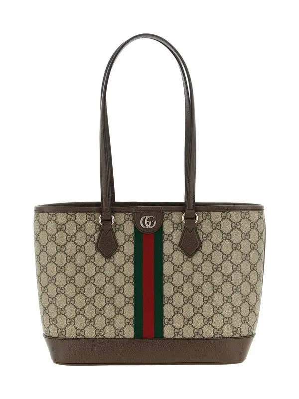 Gucci Medium 'ophidia' Shopping Bag - Brown