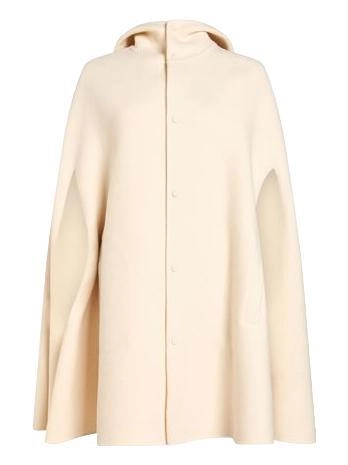Fabiana Filippi Virgin Wool Cape - Ivory