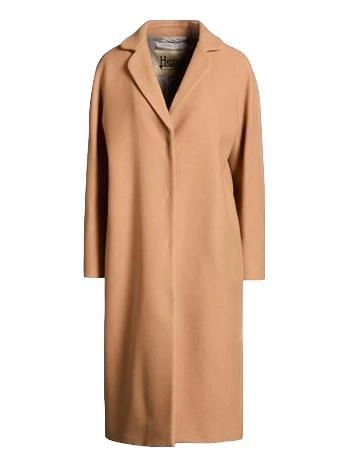 Herno Single-breasted Wool And Polyamide Coat - Camel