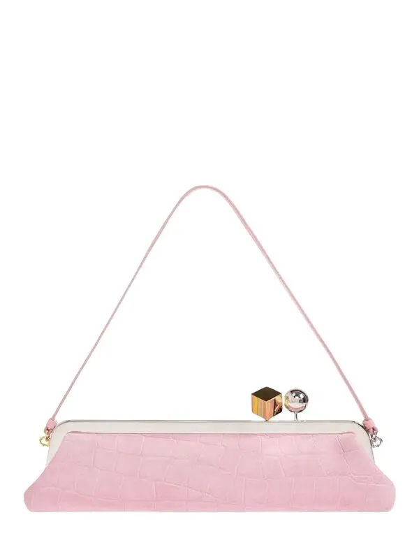 Jacquemus The Salon Croc Effect Handbag - Multicolor
