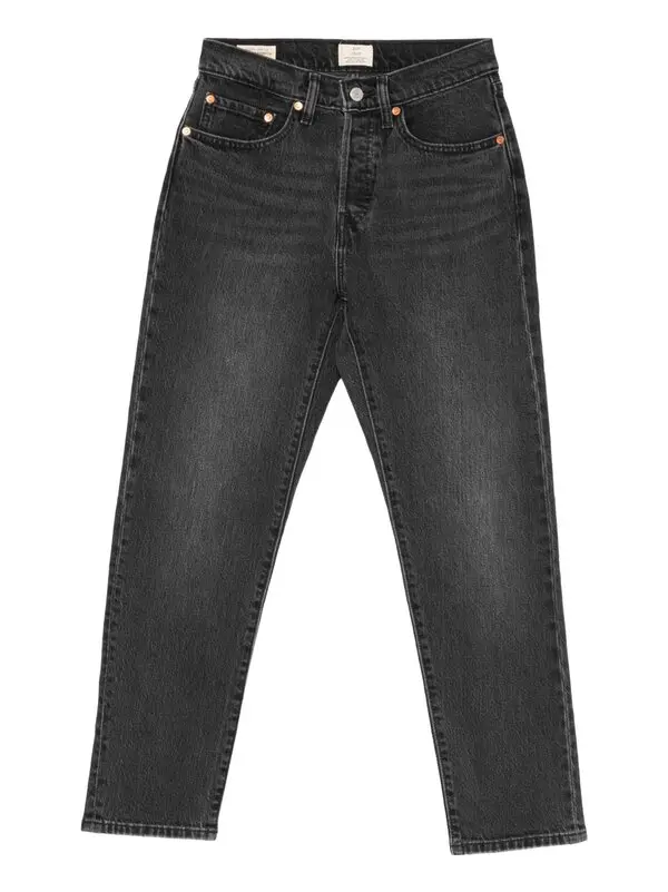 LEVI'S 501 Original Cropped Jeans - Black