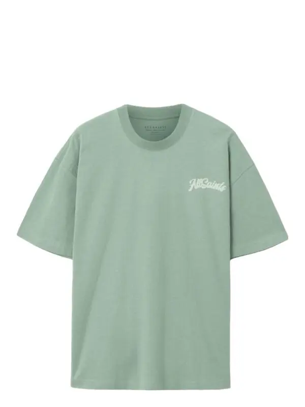 ALLSAINTS Odyssey Oversized Short Sleeve Crew T-shirt - Spring Green