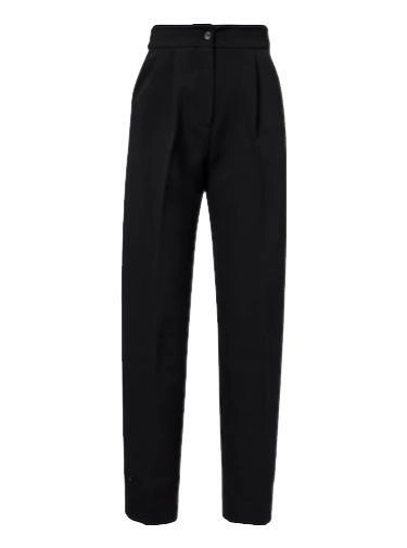THE FRANKIE SHOP Doyer Pleated Wide-leg Trousers - Black