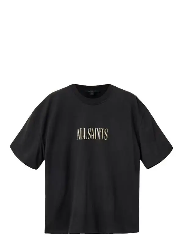 ALLSAINTS Cora Etta Oversized T-shirt - Black