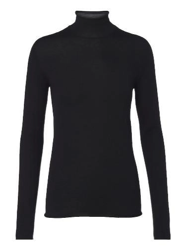 THE ROW Phaed Ribbed-knit Cashmere Turtleneck Sweater - Black