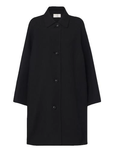 THE ROW Ina Wool-blend Coat - Black