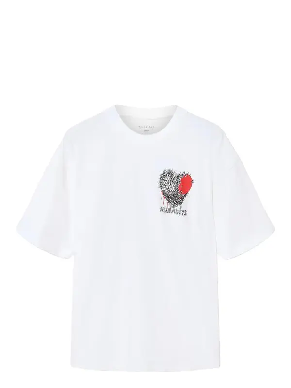 ALLSAINTS Chaste Graphic T-shirt - Optical White
