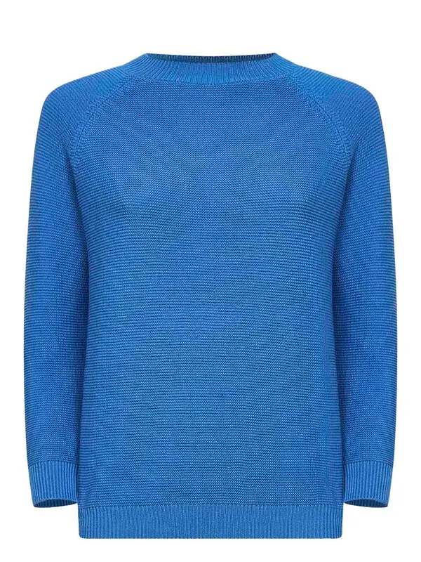 Max Mara Crewneck Knitted Jumper - Blue